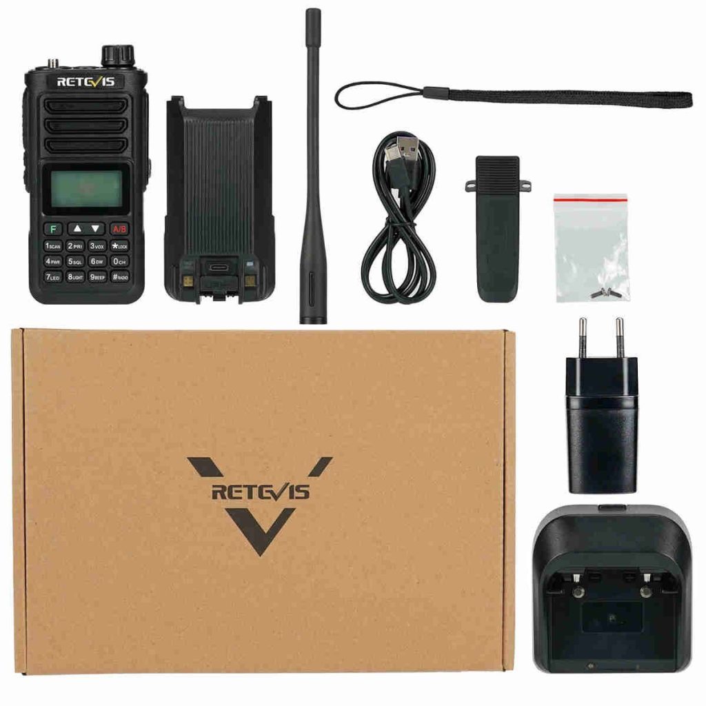 Retevis RA89 [A9258B] 10 W Amateurfunkgerät, Wasserdichtes IP68 mit ...