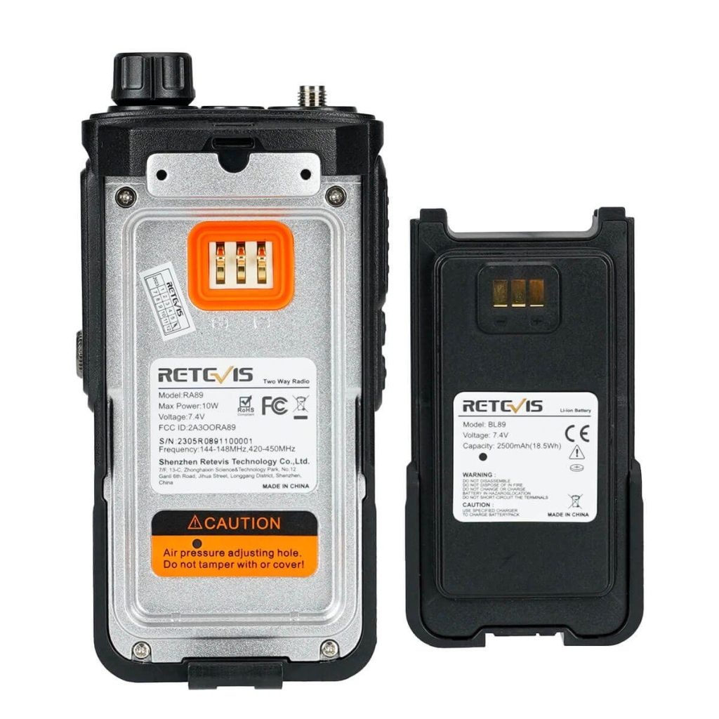 Retevis RA89 [A9258B] 10 W Amateurfunkgerät, Wasserdichtes IP68 mit ...